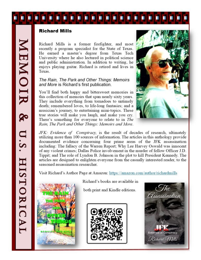 Richard Mills – Lubbock Write Right Critique Group